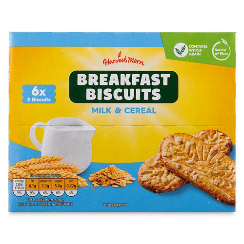 Milk & Cereal Breakfast Biscuits | ALDI IE